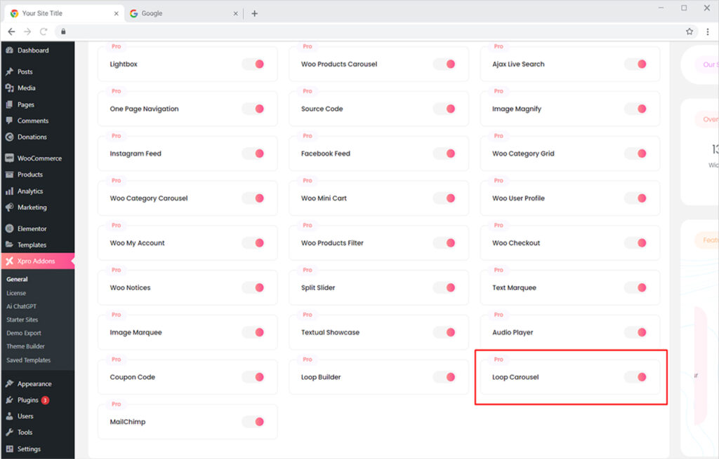 Loop Carousel - Xpro Addons